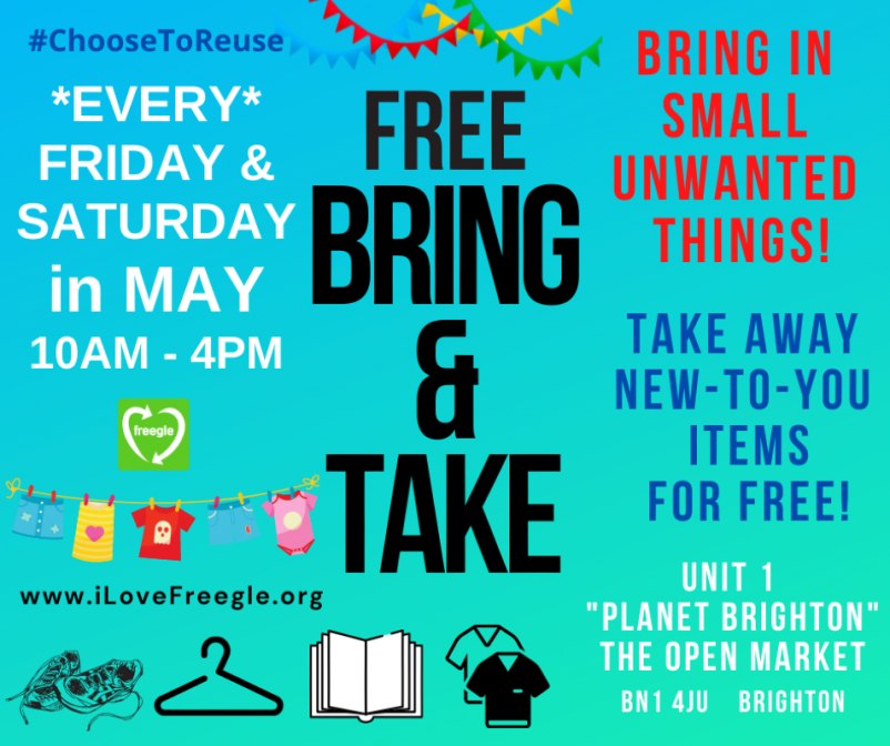 FREE BRING & TAKE and FREE SHOP