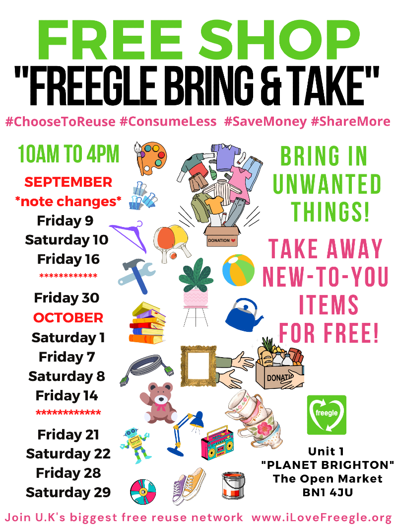 Freegle - Don't throw it away, give it away!