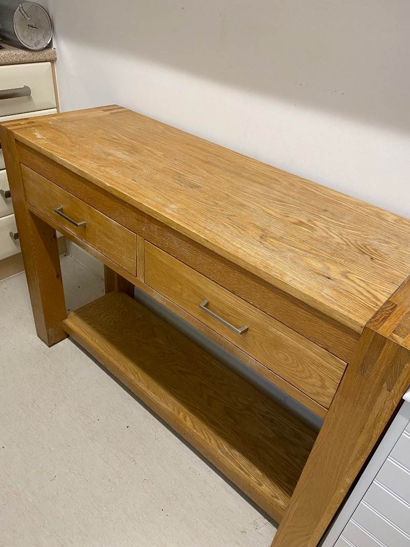 OFFER: Solid wood consul table/dideboard (Wokingham RG40)
